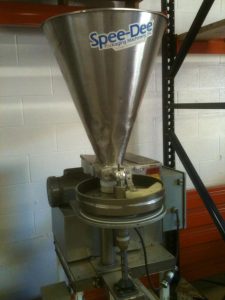 Used Spee-Dee CB6E Volumetic Cup Filler Machine for Sale