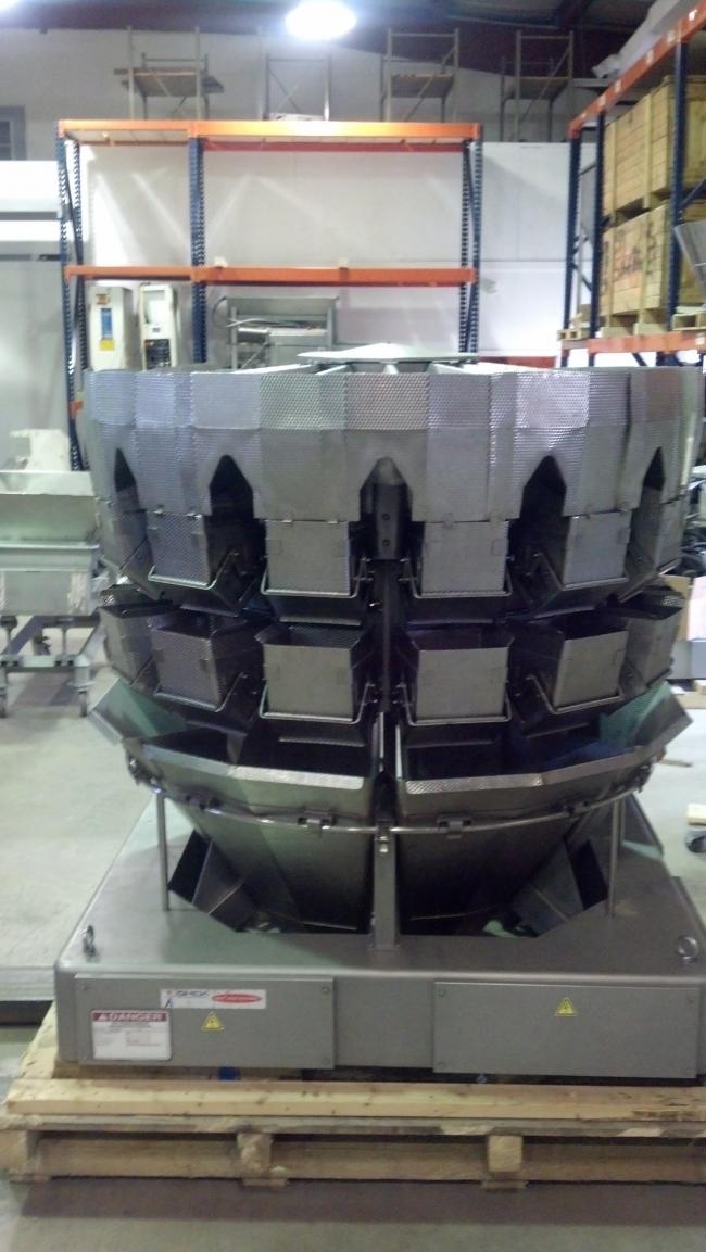 Used Ishida Bucket Scale for Meat & Vegetable Packaging