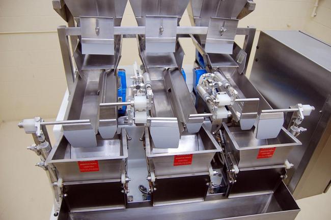 Used 3-Lane Weighpack Scale for Product Packaging Lines