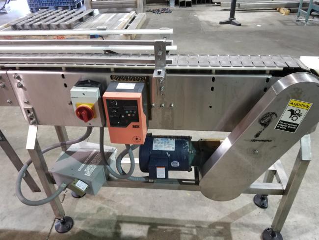 Finger Lakes Conveyors flat top Can/Jar line conveyor system with ...