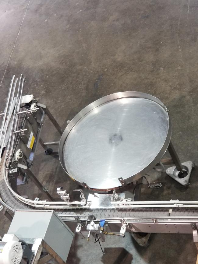 Finger Lakes Conveyors flat top Can/Jar line conveyor system with ...