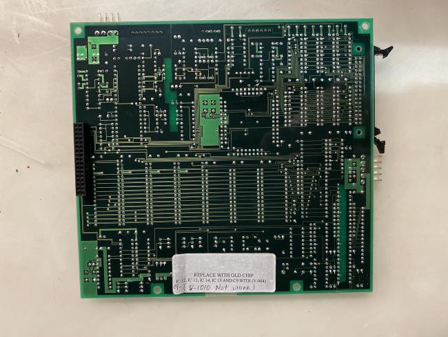 Used Ishida CCW-Z model RCU Board P-5295A - High Performance Packaging