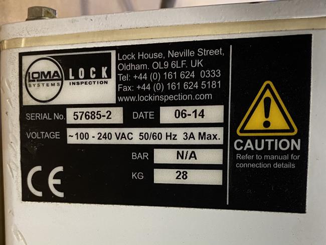 Used Lock Inspection Insight Metal Detector - High Performance Packaging