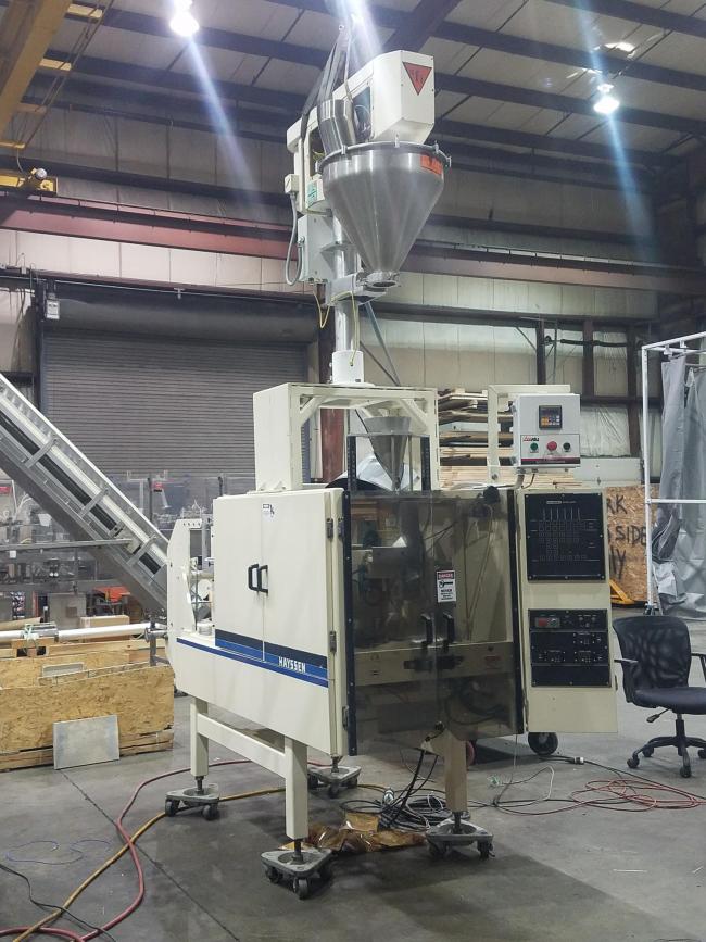 Used Hayssen 12-16HR Ultima bagger with All Fill B350 Auger Filler for ...