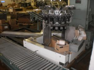 Ishida Scales with Dimpled Buckets & Vibratory Feeders