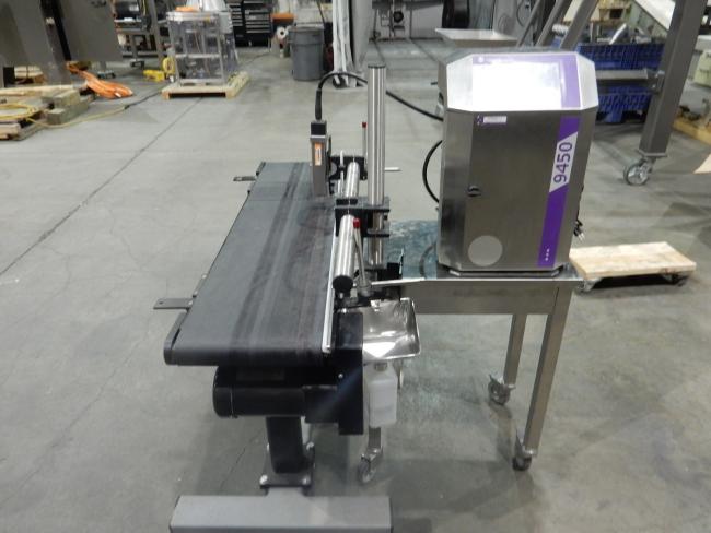 In like new used 2016 Markem Imaje 9450 printer with R.L. Craig code ...