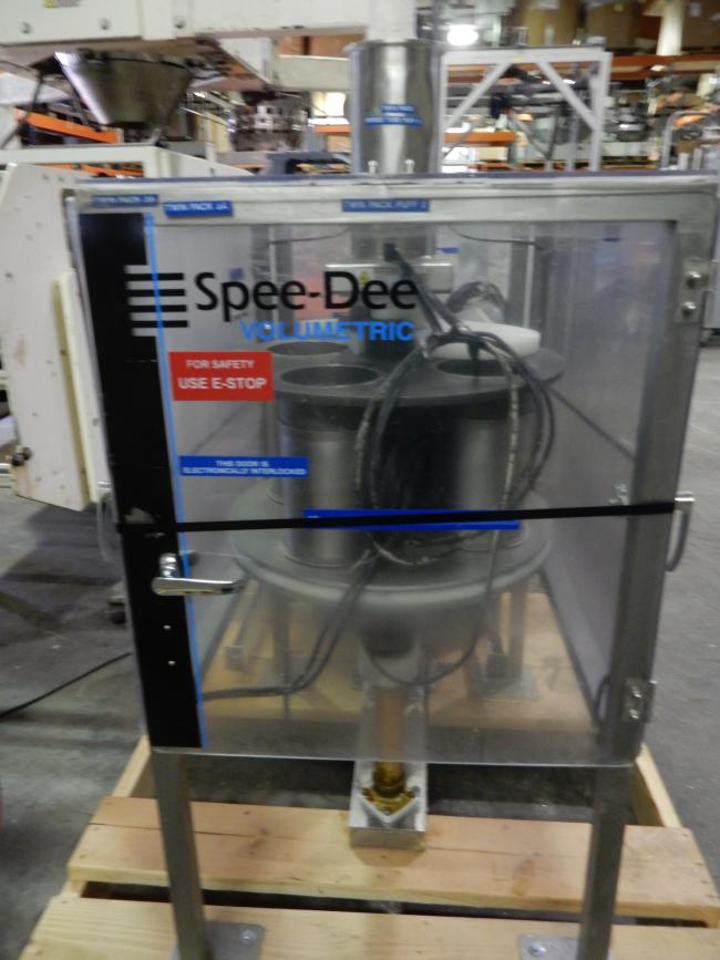 Used Speedee Volumetric Cup Filler Model CJS 4-5.5 in in Pockets with ...