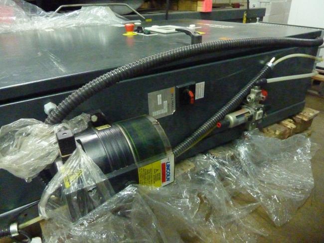 Used Wulftec WCRT 175 Pallet Wrapper for Production Lines