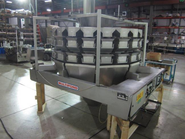 Used 2008 Multipond MP 234-FFC Scale with Dimpled Buckets