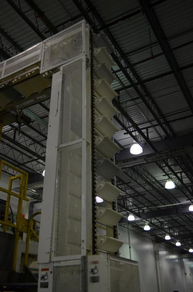 2008 Smalley Model IPCS1222.4 Z-Shaped Carbon Steel Bucket Elevator for ...