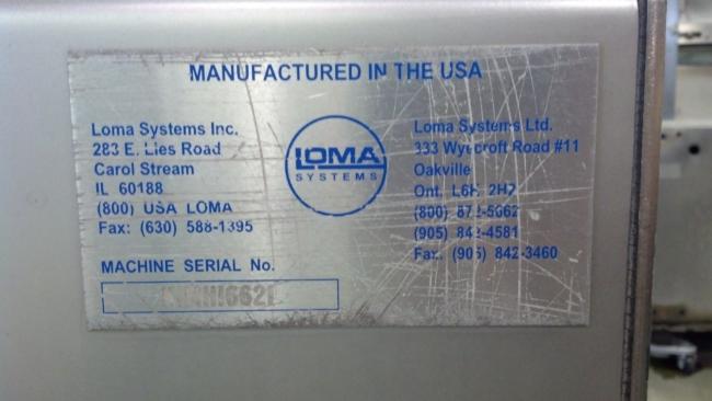 Used Loma Systems IQ Metal Detector & Retracting Conveyor