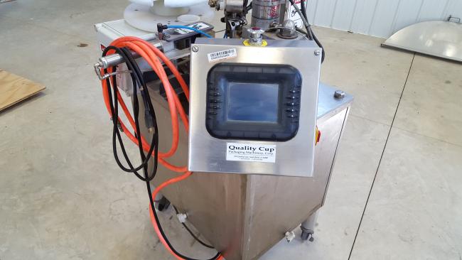 Used Quality Cup QC-8 Rotary Cup Filling and Sealing Machine for sale ...