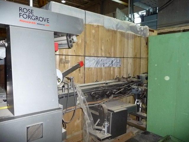 Used Rose Forgrove Minerva with belt in- feed conveyor Flowpak for sale ...