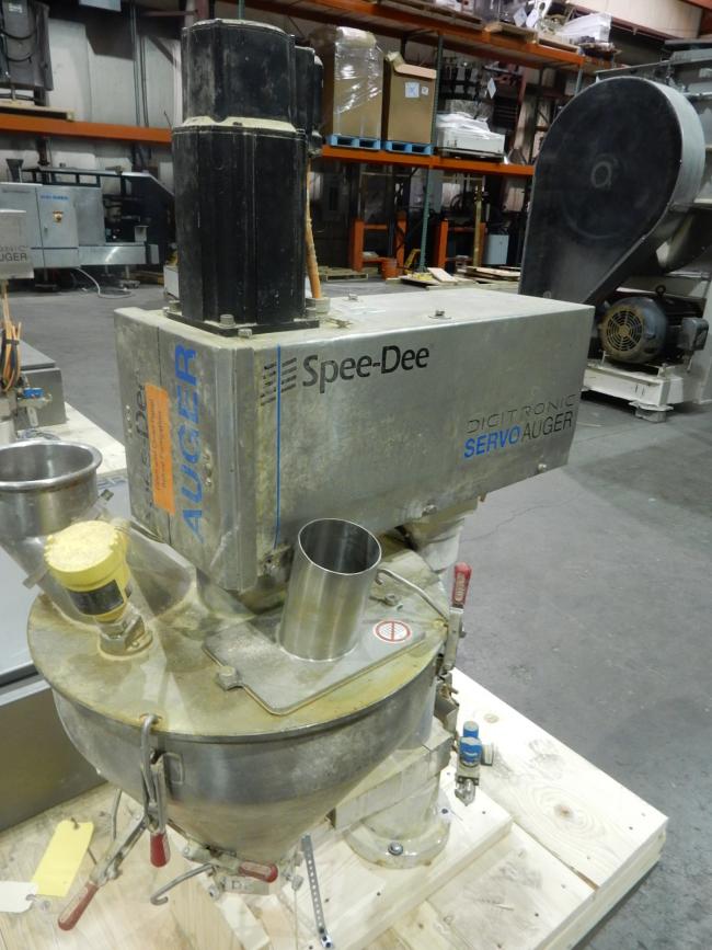Used Spee-Dee 3500S IAB Digitronic Servo Auger Filler for sale ...