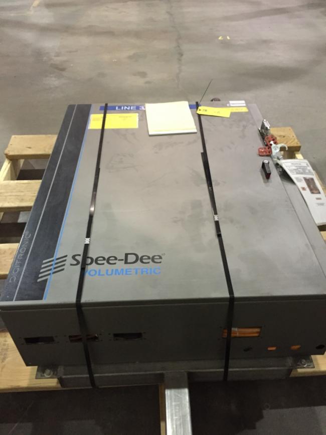 Used Speedee Volumetric Cup Filler Model CJS 4-5.5 in in Pockets with ...