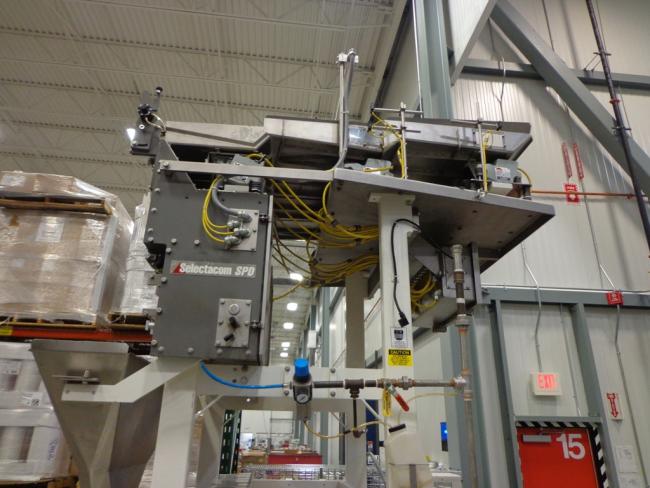 Used Triangle Bagger Machine with Selectacom Linear Scales