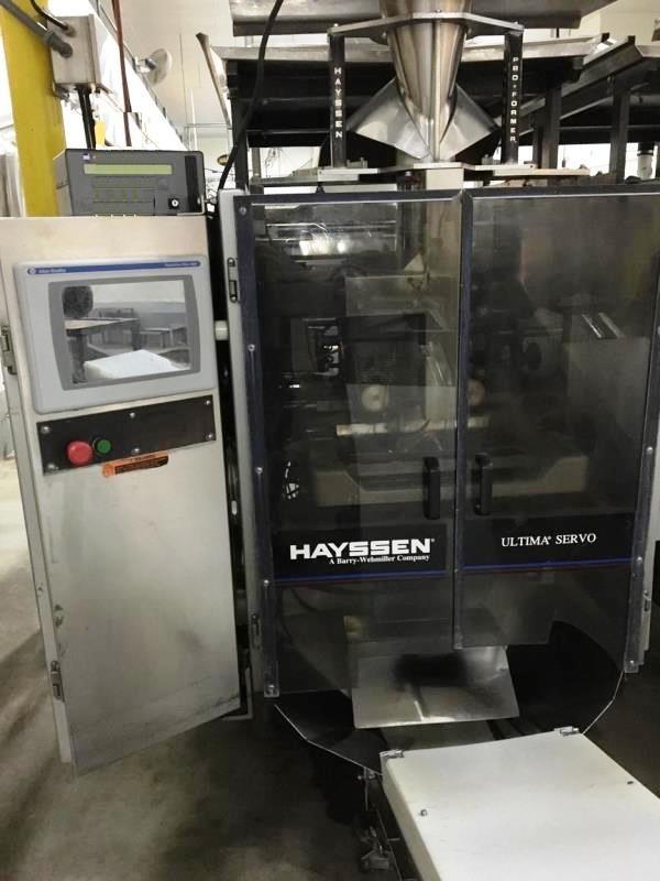 Used Hayssen Twin 12-19 SV Hayssen stainless washdown baggers with ...