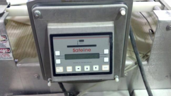 Used Safeline Metal Detector with Diverter Gate & Reject Chute