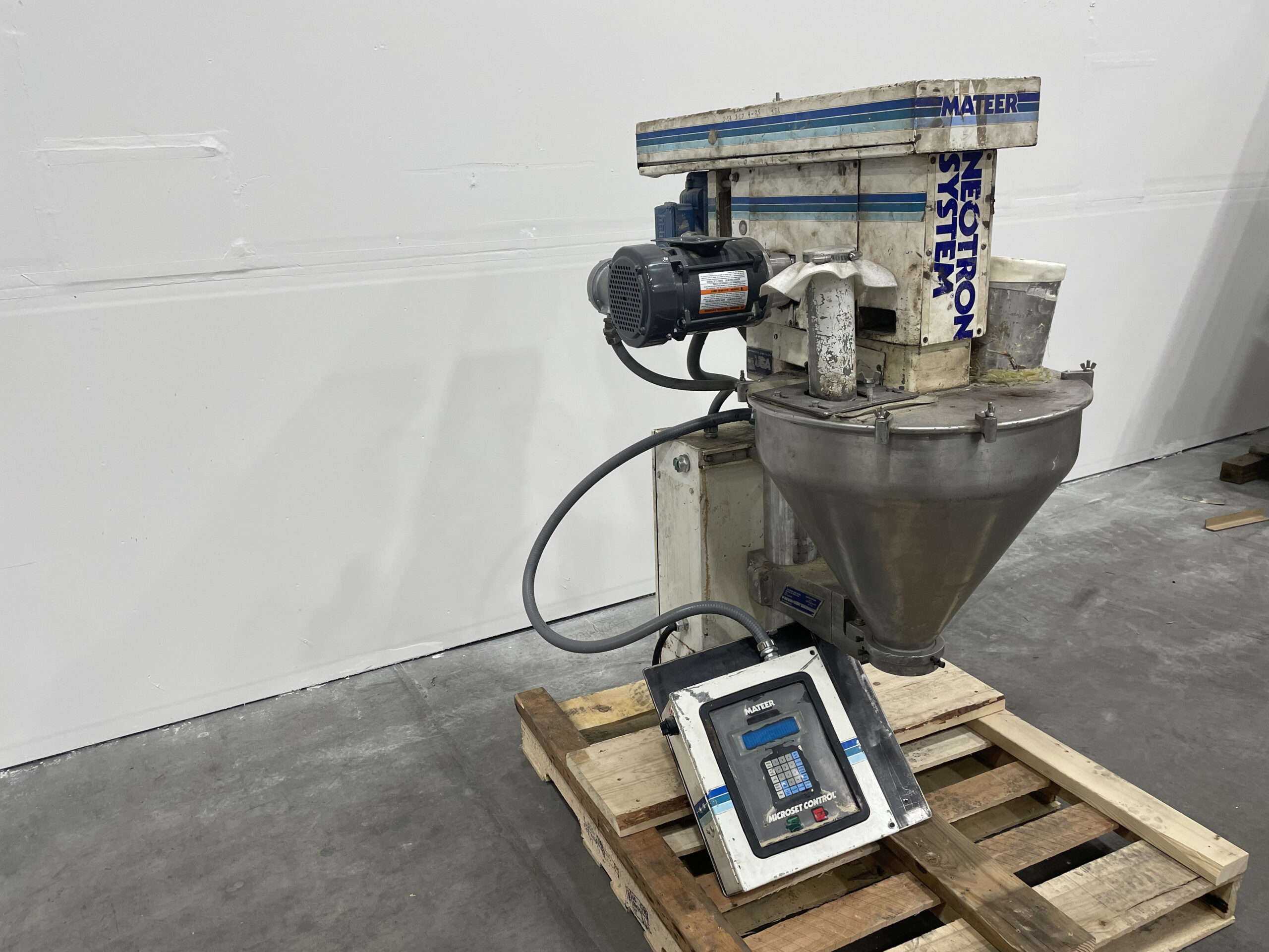 Used Mateer Burt Auger Filler for Packaging Lines