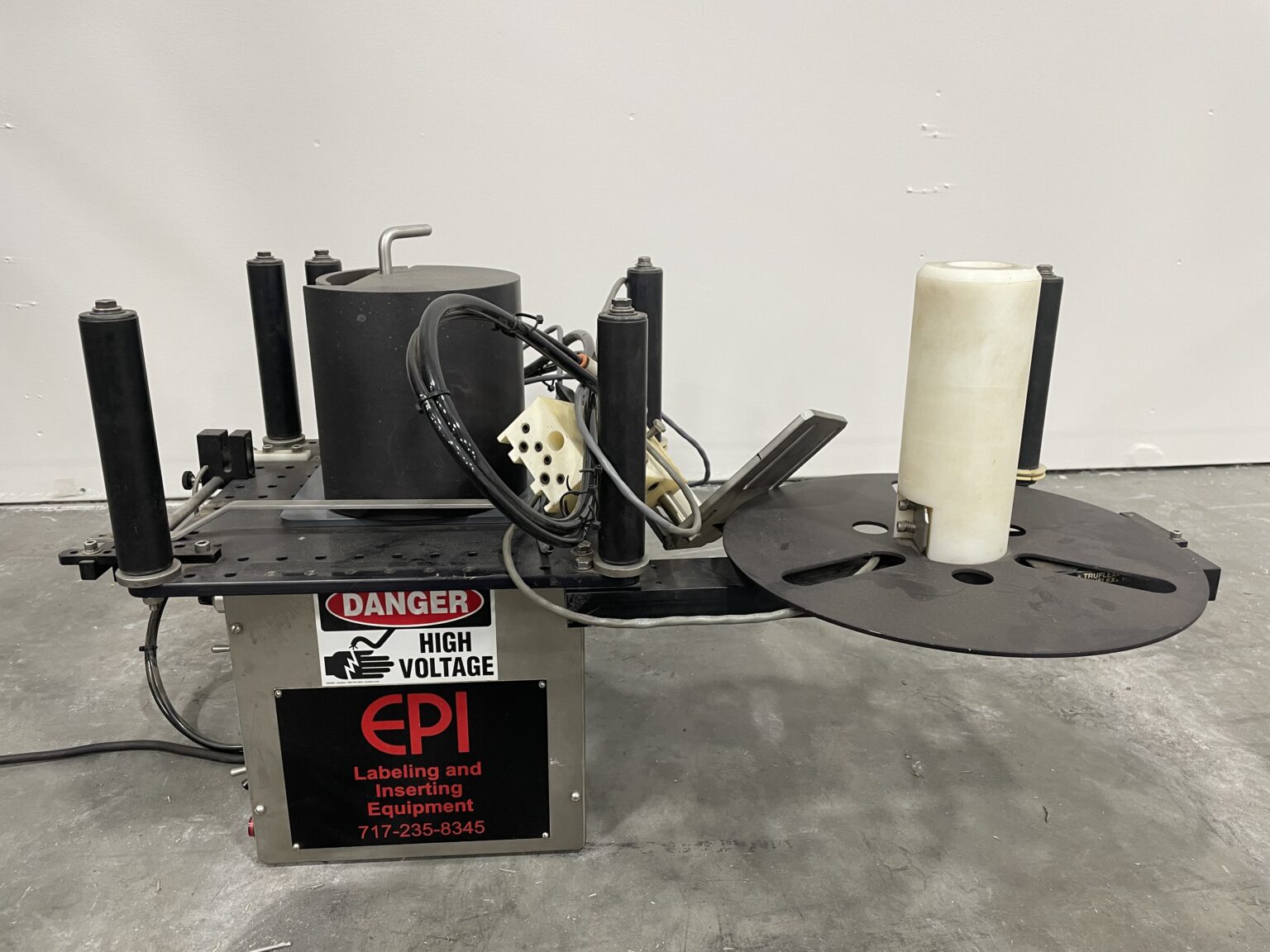 Used EPI MN:4091207 Packaging Label Applicator - High Performance Packaging