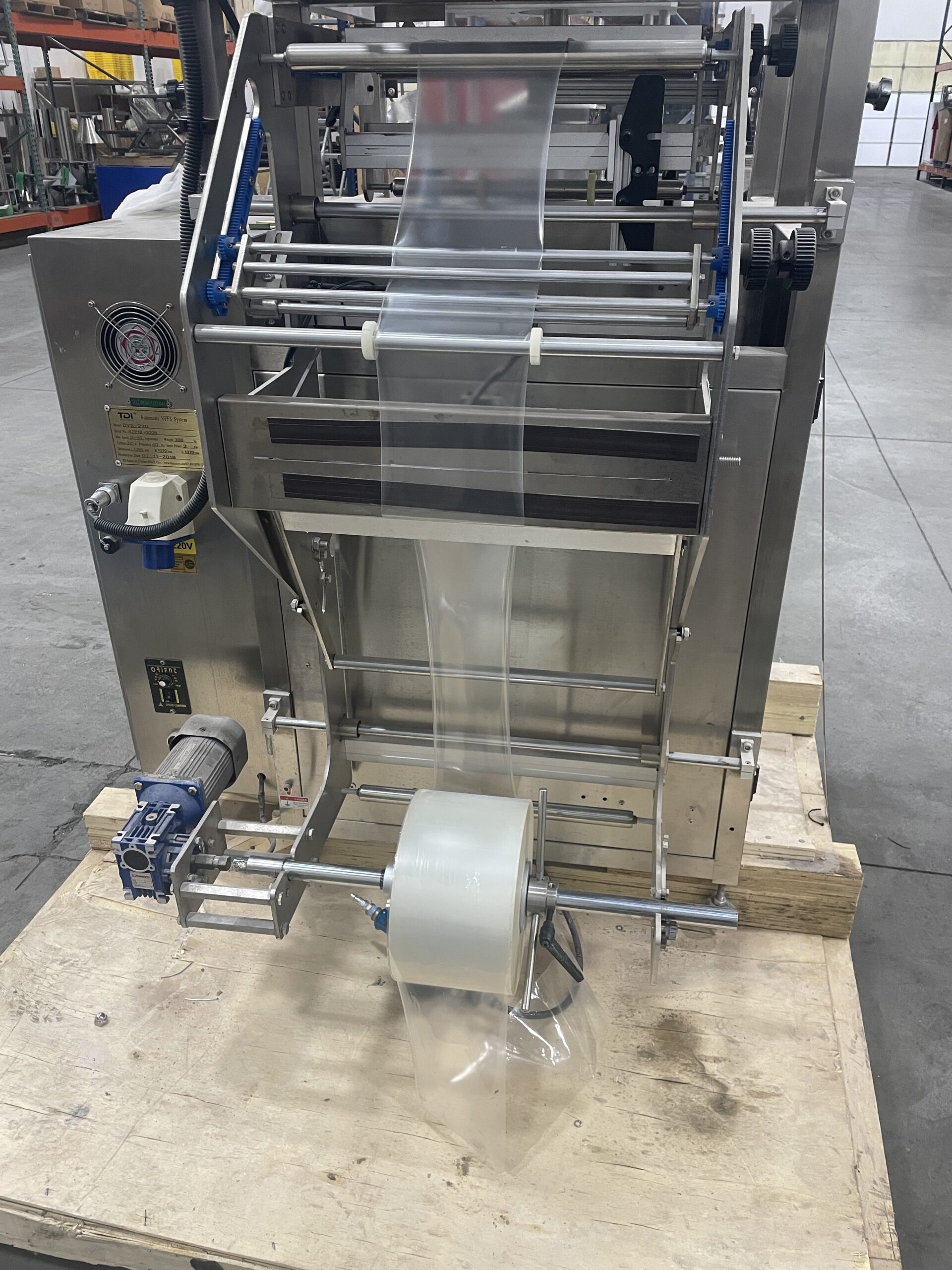 2018 TDI Packsys VFFS Bagger BVS-220 - High Performance Packaging