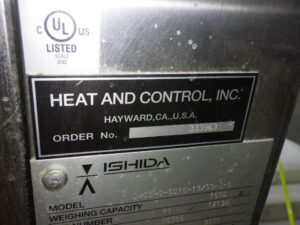 Ishida Model DACS-G-S015-13/SS-I-S Checkweigher - High Performance ...