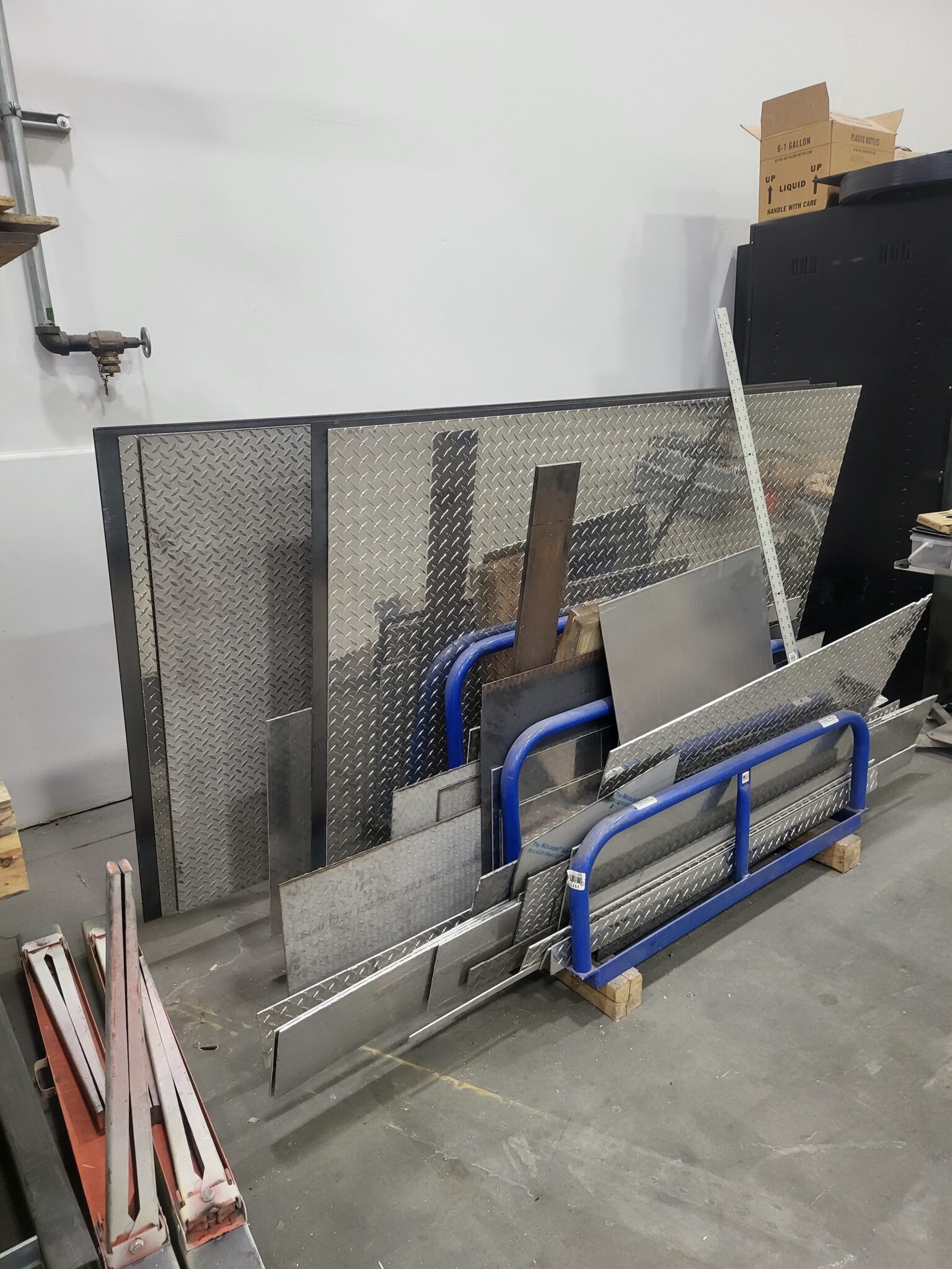 Equip-6345 Vertical Sheet Metal Storage Rack by Approved Vendor - High ...